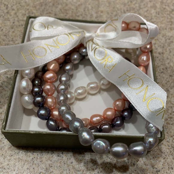 Honora | Jewelry | Honora Baroque Freshwater Pearl Bracelets | Poshmark